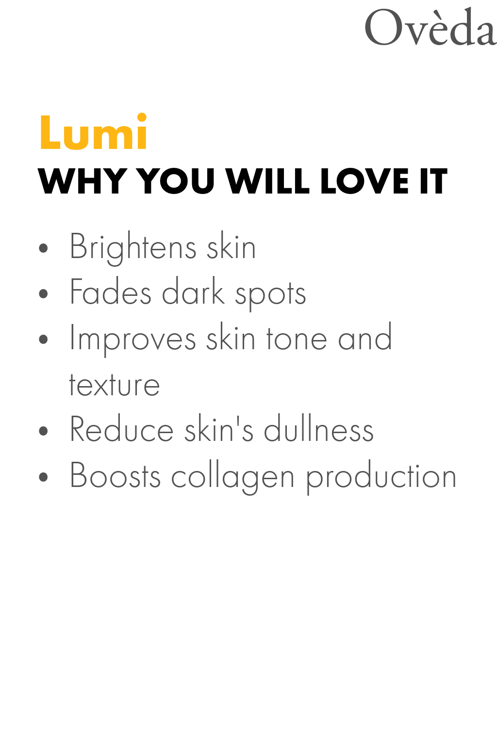 LUMI - BRIGHTENING SERUM – OVEDA